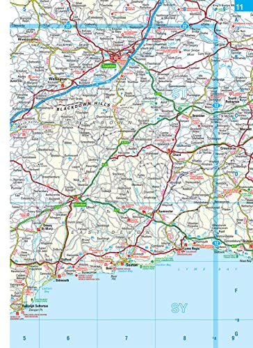 2023 Philip's Big Easy to Read Road Atlas Britain: (Spiral A3)