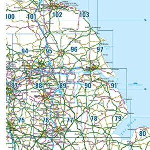 2023 Philip's Big Easy to Read Road Atlas Britain: (Spiral A3)