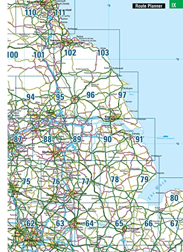 2023 Philip's Big Easy to Read Road Atlas Britain: (Spiral A3)