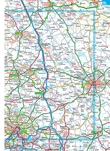 2023 Philip's Big Easy to Read Road Atlas Britain: (Spiral A3)