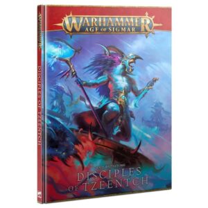 games workshop warhammer age of sigmar: chaos battletome - disciples of tzeentch (3e)