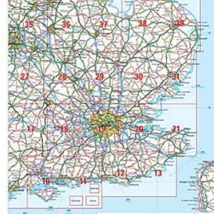 2022 Philip's Big Road Atlas Britain and Ireland: (A3 Spiral binding) (Philip's Road Atlases)