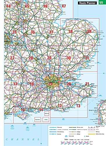 2022 Philip's Big Road Atlas Britain and Ireland: (A3 Spiral binding) (Philip's Road Atlases)