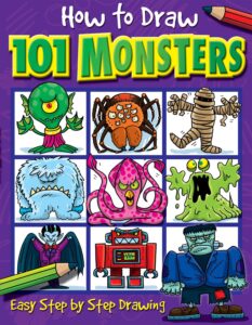 how to draw 101 monsters: easy step-by-step drawing (how to draw)