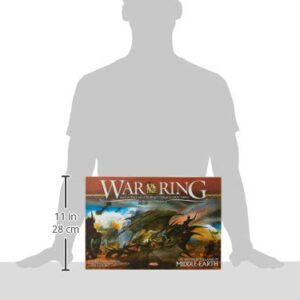 Fantasy Flight Games Ares Games War of The Ring 2nd Edition, Multi-Colored (AGS WOTR001), 2 to 4 Players