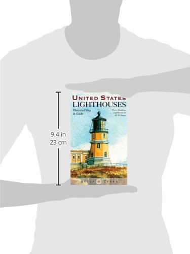 United States Lighthouses: Illustrated Map & Guide