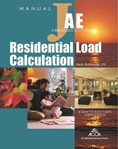 residential load calculation manual j®, abridged edition