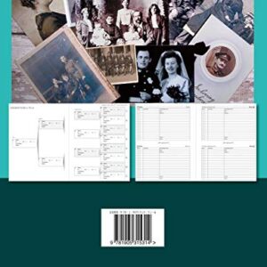 Family History Record Book: An 8-generation family tree workbook to record your research