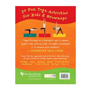 Yoga Pretzels: 50 Fun Yoga Activities for Kids & Grownups (Barefoot Books Activity Decks)