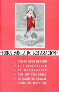 hora santa de reparacion (spanish edition)