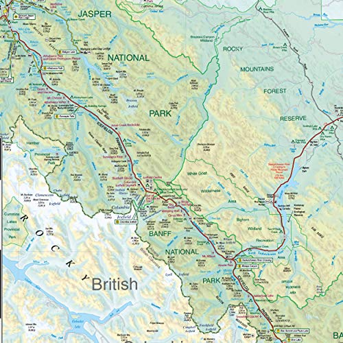 Canadian Rockies Map