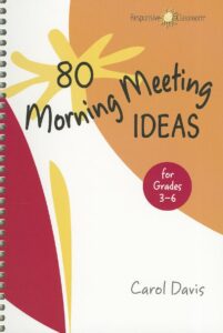 80 morning meeting ideas for grades 3-6