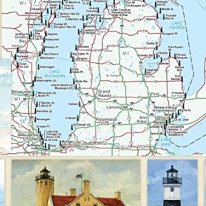 United States Lighthouses: Illustrated Map & Guide