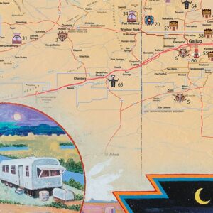 The Hillerman Indian Country Map And Guide