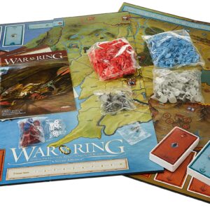 Fantasy Flight Games Ares Games War of The Ring 2nd Edition, Multi-Colored (AGS WOTR001), 2 to 4 Players