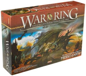 fantasy flight games ares games war of the ring 2nd edition, multi-colored (ags wotr001), 2 to 4 players