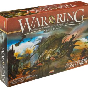 Fantasy Flight Games Ares Games War of The Ring 2nd Edition, Multi-Colored (AGS WOTR001), 2 to 4 Players