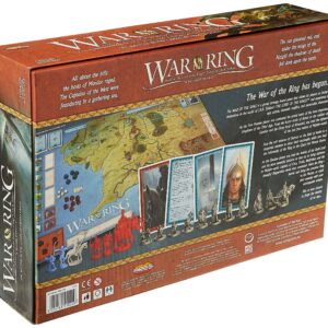 Fantasy Flight Games Ares Games War of The Ring 2nd Edition, Multi-Colored (AGS WOTR001), 2 to 4 Players