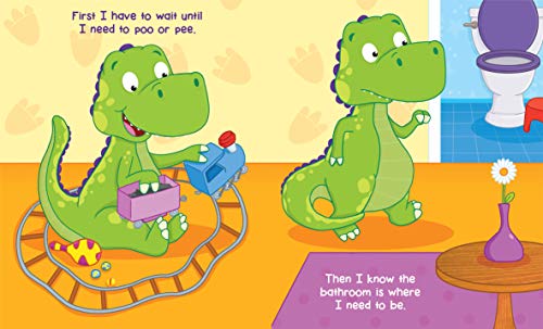 Dino Potty: Learn to Potty with Dino - Easy-to-Follow Step-by-Step Board Book, Make Potty Training Exciting and Fun! Encouraged for Children Ages 2 and Up