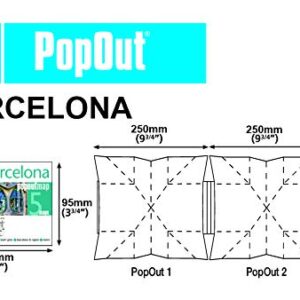 Barcelona PopOut Map (PopOut Maps)