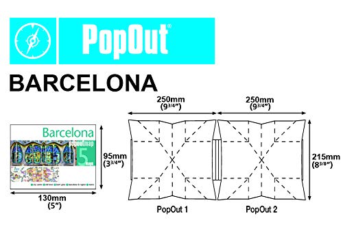 Barcelona PopOut Map (PopOut Maps)