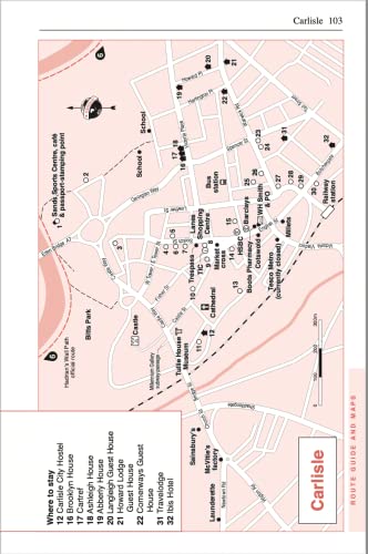 Hadrian's Wall Path: 64 Large-Scale Walking Maps & Guides to 29 Towns & Villages - Planning, Places to Stay, Places to Eat