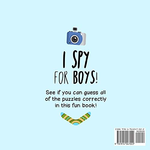 I Spy - For Boys!: A Fun Guessing Game for 3-5 Year Olds (I Spy Book Collection for Kids)