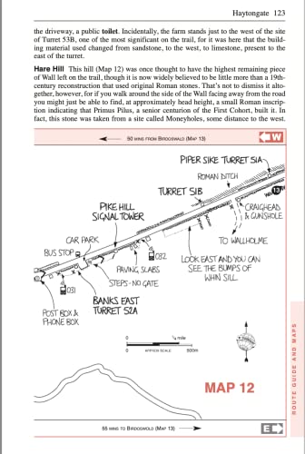 Hadrian's Wall Path: 64 Large-Scale Walking Maps & Guides to 29 Towns & Villages - Planning, Places to Stay, Places to Eat