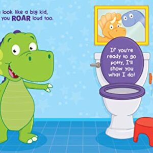 Dino Potty: Learn to Potty with Dino - Easy-to-Follow Step-by-Step Board Book, Make Potty Training Exciting and Fun! Encouraged for Children Ages 2 and Up