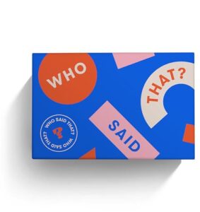 who said that?: a game of quotes 430 cards