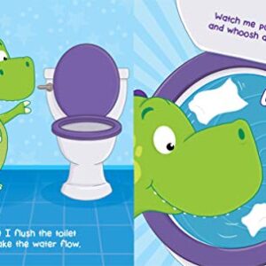 Dino Potty: Learn to Potty with Dino - Easy-to-Follow Step-by-Step Board Book, Make Potty Training Exciting and Fun! Encouraged for Children Ages 2 and Up