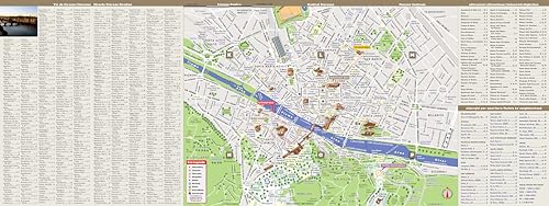 StreetSmart® Florence Map by VanDam ― Laminated pocket size Center City Street Map of Florence Italy with six distinct walking tours showing all ... Edition) Map – 2024 International Edition