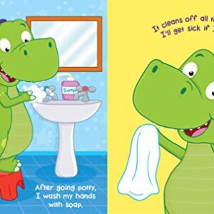 Dino Potty: Learn to Potty with Dino - Easy-to-Follow Step-by-Step Board Book, Make Potty Training Exciting and Fun! Encouraged for Children Ages 2 and Up