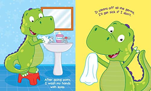 Dino Potty: Learn to Potty with Dino - Easy-to-Follow Step-by-Step Board Book, Make Potty Training Exciting and Fun! Encouraged for Children Ages 2 and Up