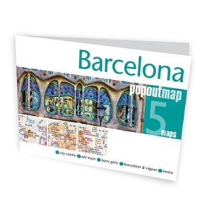 Barcelona PopOut Map (PopOut Maps)