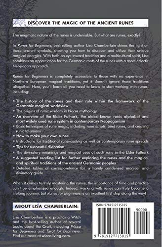 Runes for Beginners: A Guide to Reading Runes in Divination, Rune Magic, and the Meaning of the Elder Futhark Runes (Divination for Beginners Series)