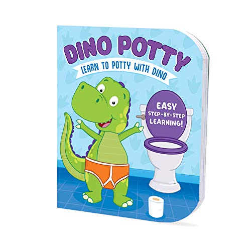 Dino Potty: Learn to Potty with Dino - Easy-to-Follow Step-by-Step Board Book, Make Potty Training Exciting and Fun! Encouraged for Children Ages 2 and Up