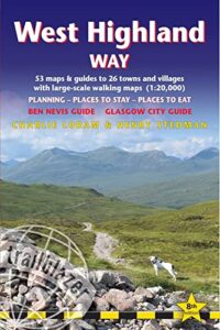 west highland way: british walking guide: glasgow to fort william - 53 large-scale walking maps (1:20,000) & guides to 26 towns & villages - planning, ... to stay, places to eat (trailblazer guides)