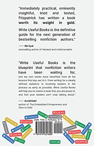 Write Useful Books: A modern approach to designing and refining recommendable nonfiction