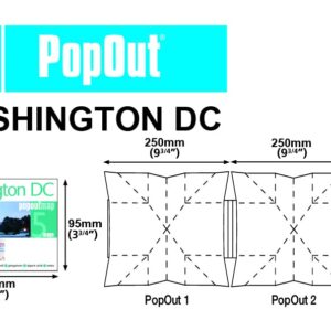 Washington DC PopOut Map (PopOut Maps)