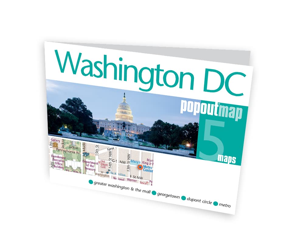 Washington DC PopOut Map (PopOut Maps)