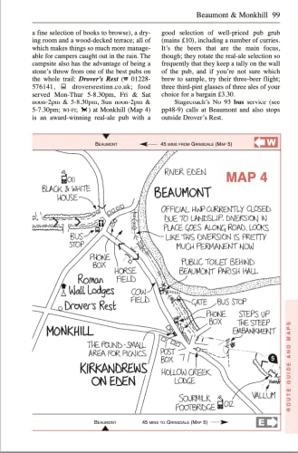 Hadrian's Wall Path: 64 Large-Scale Walking Maps & Guides to 29 Towns & Villages - Planning, Places to Stay, Places to Eat