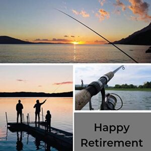 Fishing Retirement Guest Book (Hardcover): Retirement book, retirement gift, Guestbook for retirement, message book, memory book, keepsake, fishing retirement, retirement book to sign, retirement card