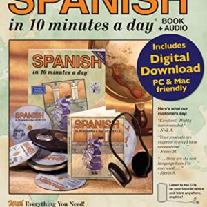 SPANISH in 10 minutes a day BOOK + AUDIO