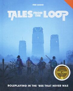 free league publishing tales from the loop rpg for adults, family and kids 13 years old and up (hardback, full color rpg)