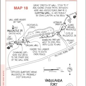 Hadrian's Wall Path: 64 Large-Scale Walking Maps & Guides to 29 Towns & Villages - Planning, Places to Stay, Places to Eat