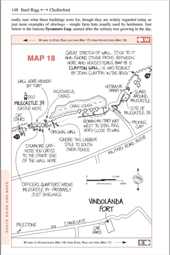 Hadrian's Wall Path: 64 Large-Scale Walking Maps & Guides to 29 Towns & Villages - Planning, Places to Stay, Places to Eat