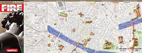 StreetSmart® Florence Map by VanDam ― Laminated pocket size Center City Street Map of Florence Italy with six distinct walking tours showing all ... Edition) Map – 2024 International Edition