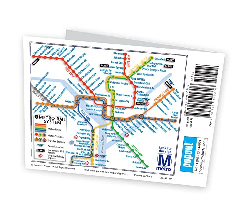 Washington DC PopOut Map (PopOut Maps)