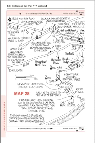 Hadrian's Wall Path: 64 Large-Scale Walking Maps & Guides to 29 Towns & Villages - Planning, Places to Stay, Places to Eat